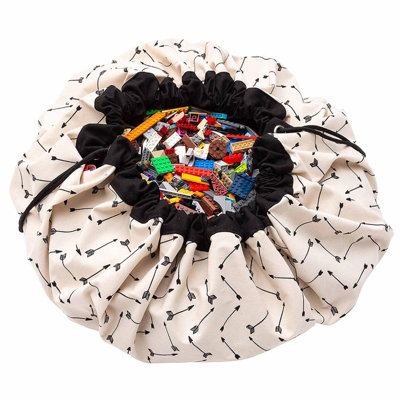 Play & Go 2 in 1 Toy Storage Play Mat Drawstring Arrows Bag | DIY at B&Q