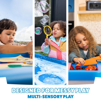 PLAY TRAY ACTIVITY TABLE FOR KIDS, SENSORY PLAY TRAY, KIDS MESSY PLAY TABLE