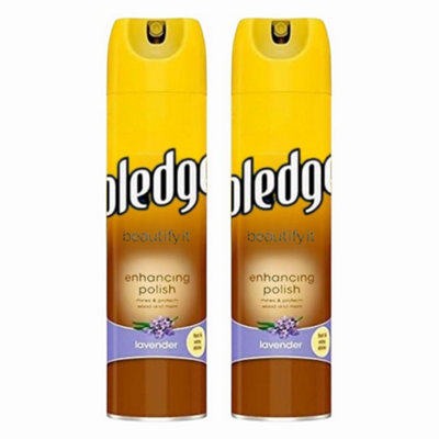 Pledge Beautify It Enhancing Polish Spray Shines & Protects Lavender ...