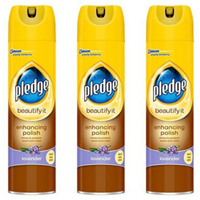 Pledge Polish Lavender, 250 ml (Pack of 3) | DIY at B&Q