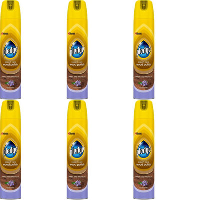 Pledge Polish Lavender, 250 ml (Pack of 6)