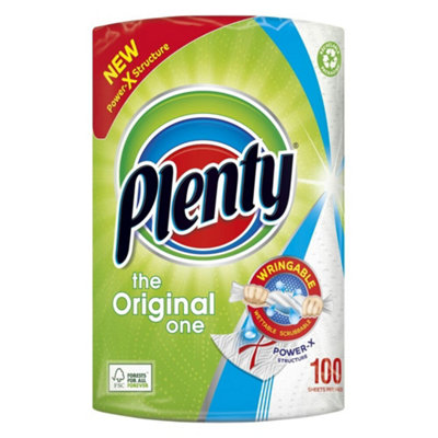 Plenty Kitchen Roll The Original One 100 Sheets | DIY at B&Q