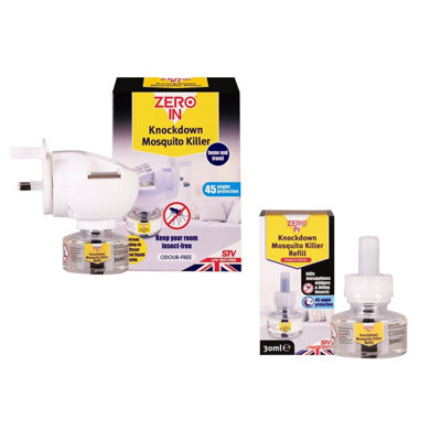 Plug In Mosquito Insect Killer Diffuser Oil Bug Killer Plus Extra 30ml ...