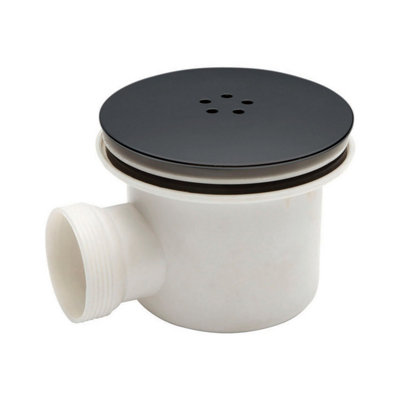 Plum&Clay 90mm Outlet Fast Flow Black Shower Waste