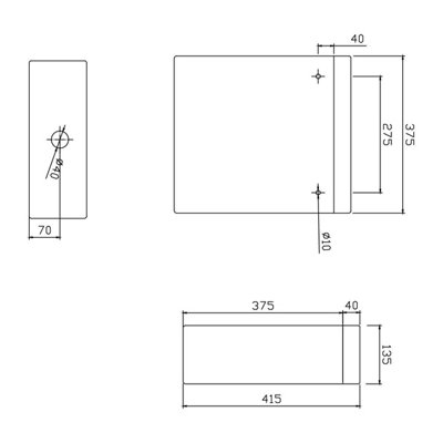 Plum&Clay Abel White Rimless Close Coupled Short Projection Closed Back ...