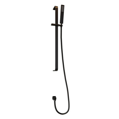 Plum&Clay Alberto Black Square 3 Way Concealed Thermostatic Shower ...