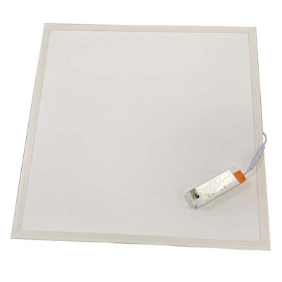 Plum&Clay Backlit Ceiling Tile LED Panel Light White 30W Pack of 2 (L)595mm