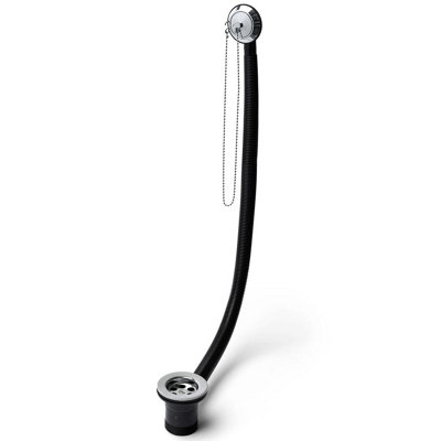 Plum&Clay Chrome Bath Plug & Link Chain Bath Waste
