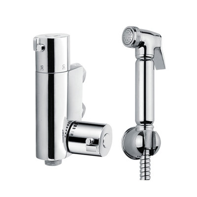 Plum&Clay Chrome Douche With Thermostatic Mixer Valve