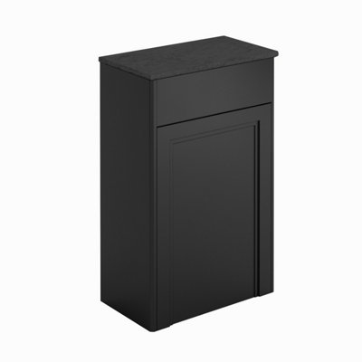 Plum&Clay Fairmont Traditional Black Back to Wall Toilet WC Unit