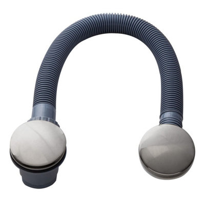 Plum&Clay Gun Grey Bath Click Clack Waste