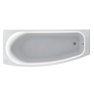 Plum&Clay Haven Left Hand Compact Small Reinforced Acrylic Space Saving ...