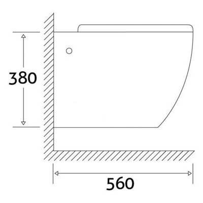 Plum&Clay Isaac Modern Round Wall Hung Toilet with Soft Closing Seat