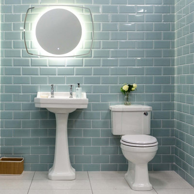 Plum&Clay Murphy LED Illuminated Backlit Bathroom Mirror (H)750mm (W)1000mm