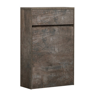 Plum&Clay Rigel Metallic Back to Wall Toilet WC Unit (H)79cm (W)50cm