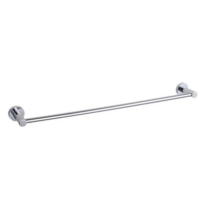 Plum&Clay Ronda Bathroom Wall Mounted Chrome Towel Rail