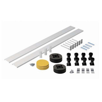 Plum&Clay Shower Tray Riser Leg Set & Plinth Kit for Antislip Square ...