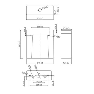 Plum&Clay Sienna Round Comfort Height Close Coupled Rimless Toilet with ...