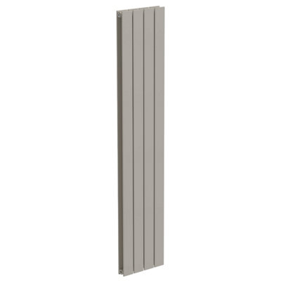 Plum&Clay Solix Beige Aluminium Vertical Double Panel Radiator (H ...