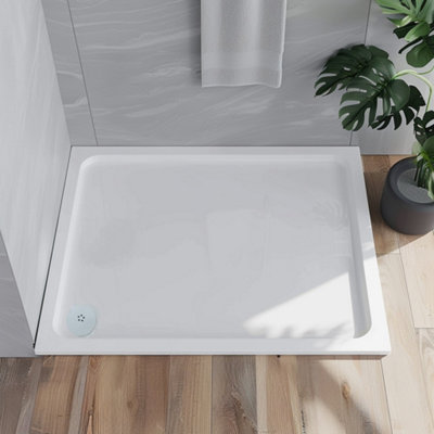 Plum&Clay Square Low Profile Shower Tray (L)760mm (W)760mm (H)40mm