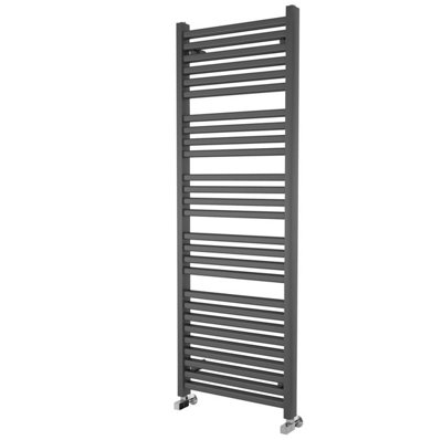 Plum&Clay Theo Anthracite Double Heated Towel Rail - 1600x550mm