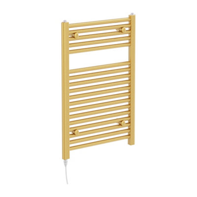 Plum&Clay Triton Gold Electric Heated Towel Rail - 770x500mm