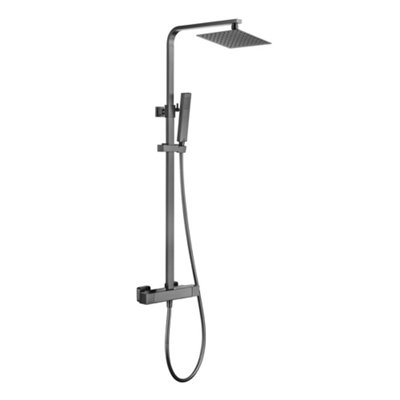 Plum&Clay Tundra Gun Grey Thermostatic Shower Pack