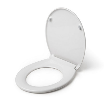 Plum&Clay White Soft Closing Toilet Seat