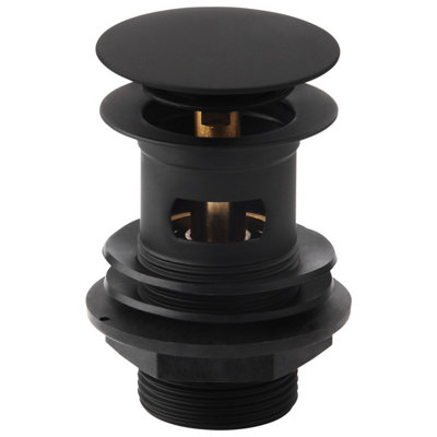 Plum&Clay Zoia Black Basin Mono Tap Package Inc Waste & Bottle Trap