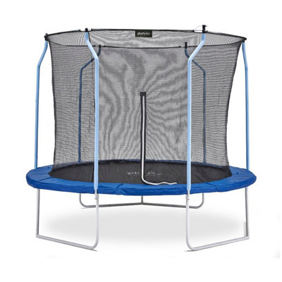 PLUM PLAY 12FT WAVE SPRINGSAFE TRAMPOLINE (BLUE) - FREE ATTACHABLE MIST ...