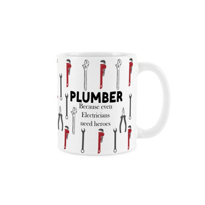 Plumber Mug - Humorous Plumbing Tradesman Funny Novelty Gift - Tea ...