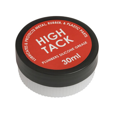 Plumbers High Tack Silicone Grease 30ml - Lubricates & Protects Metal ...