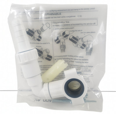 Plumbing Out Kit - Universal Sink Waste & Overflow Connection - White ...