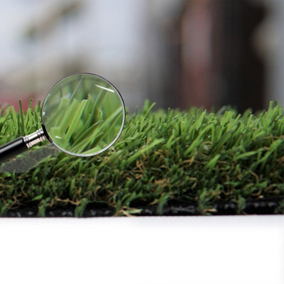 Plush Outdoor Artificial Grass, 30mm Premium Artificial Grass, Pet ...