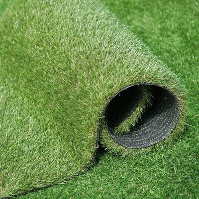 Plush Outdoor Artificial Grass, 30mm Premium Artificial Grass, Pet ...