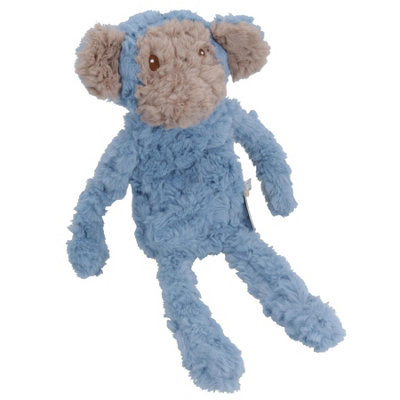 Plush Squeaky Crinkle Unstuffed Monkey Calming Pet Toy With Belly ...