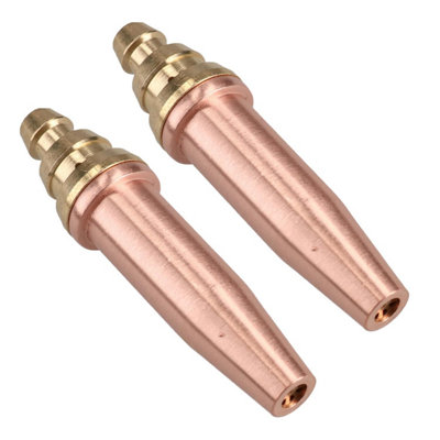 PNM Oxy Propane Gas Cutting Nozzle Tip Standard length 3/64" 5-12mm 2pk ...