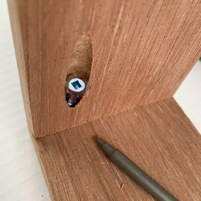 Pocket Hole Screws for Softwoods 63mm Long Pack of 100 Coarse Self Cutting Threaded Square Drive