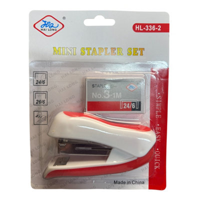 Pocket-Size Stapler with Staples