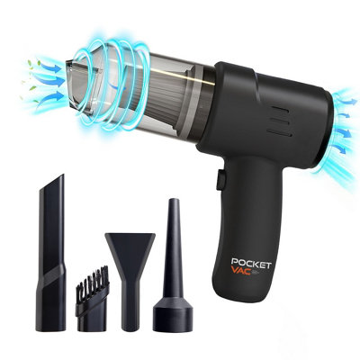 Pocket Vac - 2 - in - 1 Handheld Mini Vacuum Cleaner