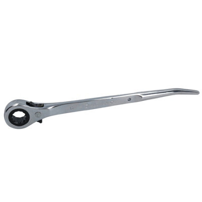 Podger Scaffolding Wrench Spanner Ratchet 19mm & 17mm SIL88