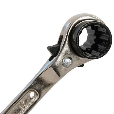 Podger Wrench - 19/24mm Dual Head Ratchet Scaffolding Wrench (Neilsen ...