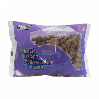 Pointer Wheat Free Peanut Butter Flavoured Paws 1.25kg