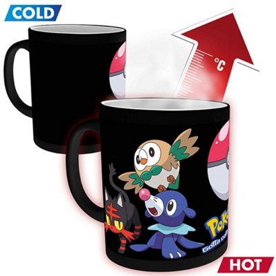 Pokémon Catch Em All Heat Change 320ml Ceramic Mug
