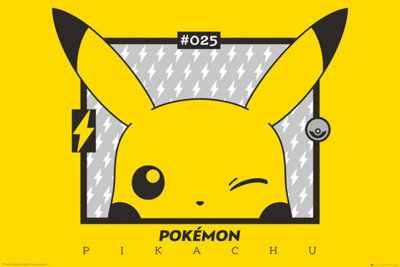 Pokémon Pikachu Wink 61 x 91.5cm Maxi Poster | DIY at B&Q