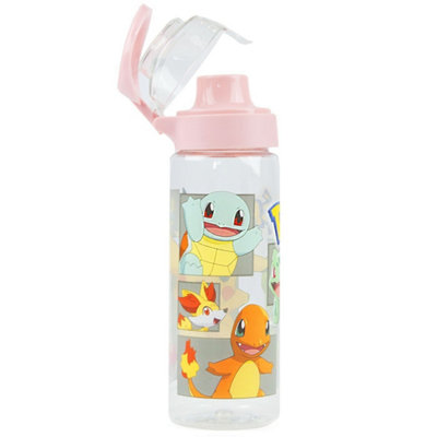 Pokemon Characters Pikachu Bottle Pink (One Size)