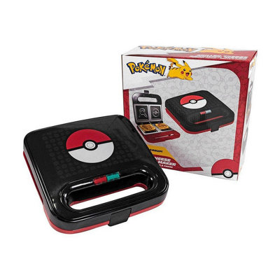 Pokemon Pikachu and Poke Ball Shaped Grilled Cheese Maker