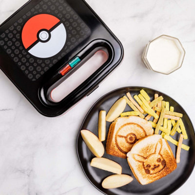Pokemon Pikachu and Poke Ball Shaped Grilled Cheese Maker