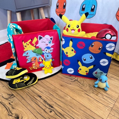 Pokemon Storage Box Foldable Space Saving Cube Childrens Compact ...