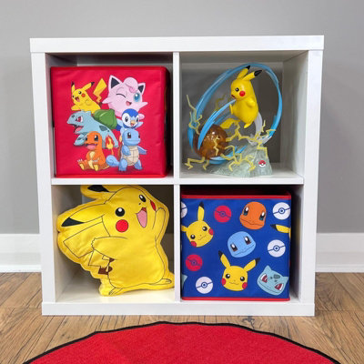 Pokemon Storage Box Foldable Space Saving Cube Childrens Compact ...